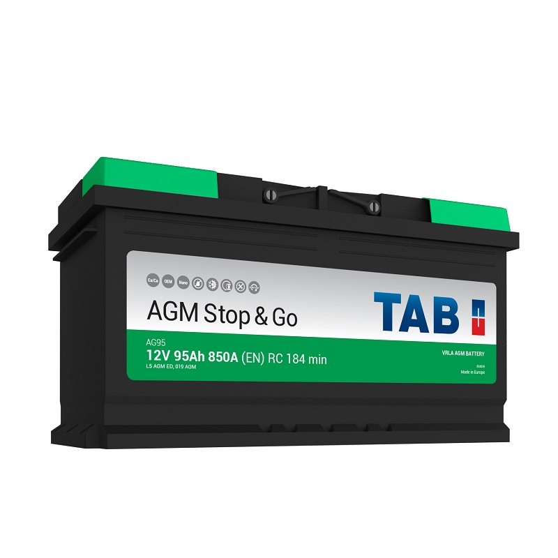 ΜΠΑΤΑΡΙΑ TAB AG95 AGM STOP&GO 12V 95AH ΕΥΡΩΠΑΙΚΟΥ ΤΥΠΟΥ