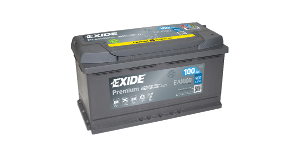 ΜΠΑΤΑΡΙΑ EXIDE Premium EA1000 12V 100AH ΕΥΡΩΠΑΙΚΟΥ ΤΥΠΟΥ