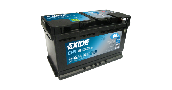 ΜΠΑΤΑΡΙΑ EXIDE EFB EL800 12V 80AH ΕΥΡΩΠΑΙΚΟΥ ΤΥΠΟΥ